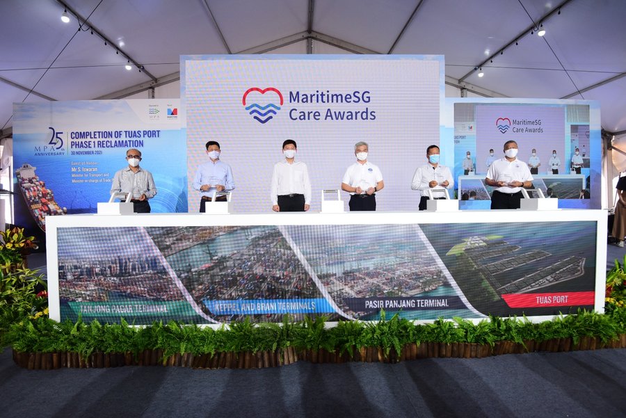 First Phase of Tuas Port Reclamation Works Completes | Maritime and ...
